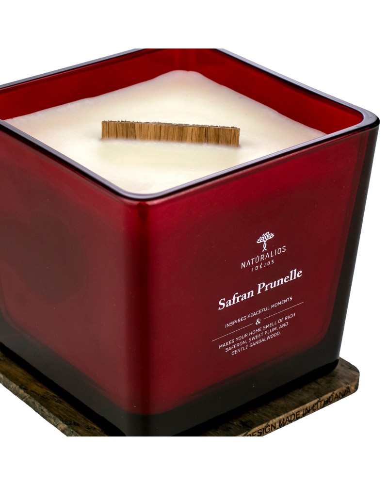 Aromaterapinė Sojų Vaško Žvakė Safran Prunelle 450g